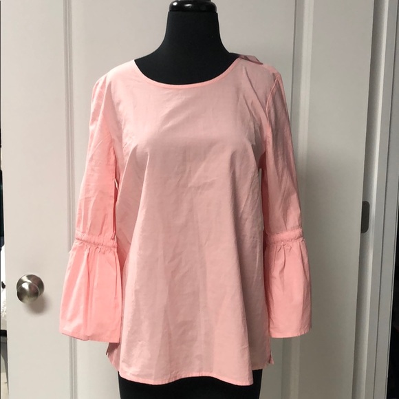 J. Crew | Tops | J Crew Light Weight Top In A Light Peach Color | Poshmark
